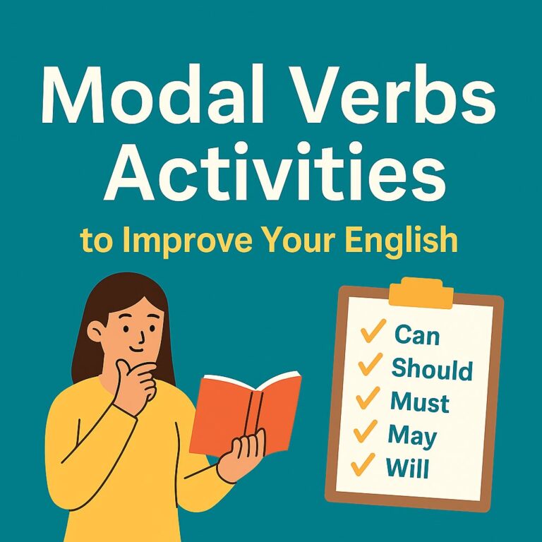 Modal Verbs Activities to Improve Your English Grammar (B2 Level ...