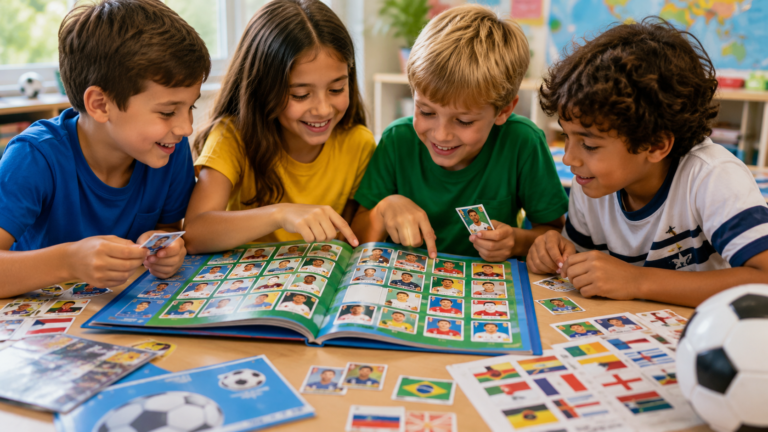 Álbum de Figurinhas da Copa do Mundo: Aprenda Inglês com o Sticker ...